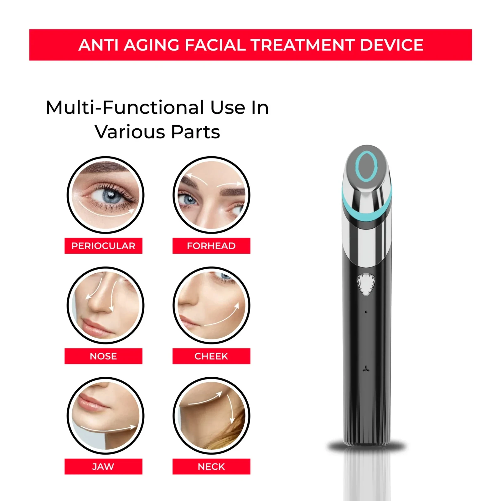 Buy Beauty Instrument Pore Convergence EMS Skin Rejuvenation Online USA ...